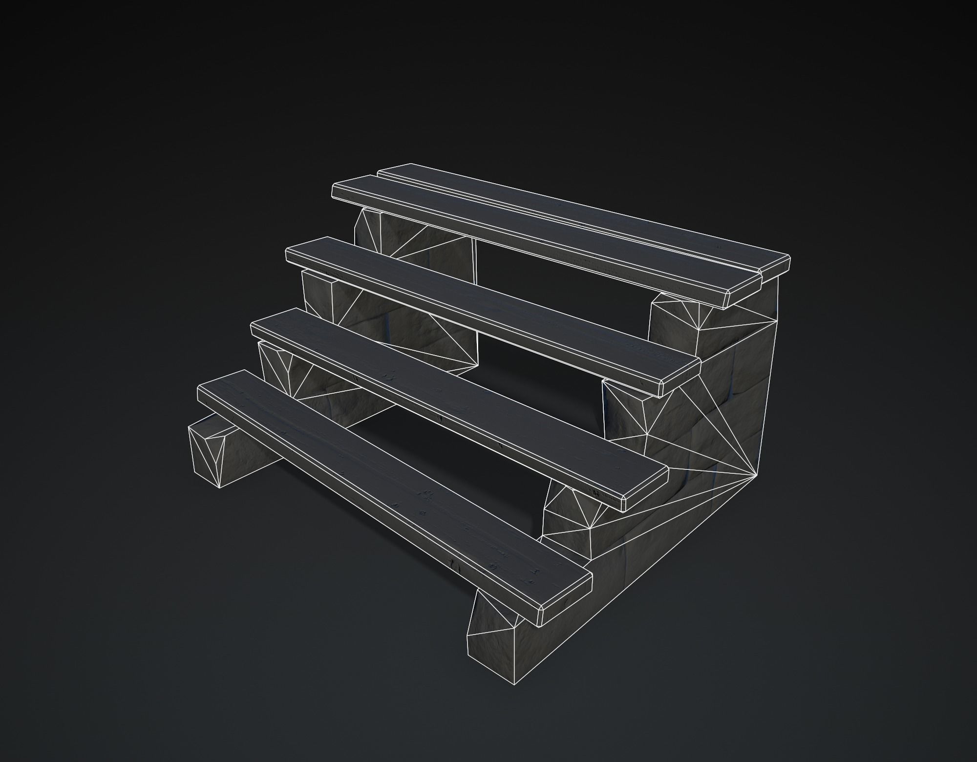 3D model Steps VR / AR / low-poly | CGTrader