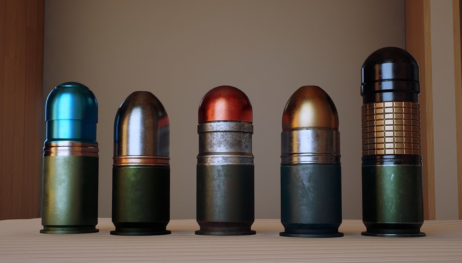Free 40mm grenade - M433 free VR / AR / low-poly 3D model | CGTrader