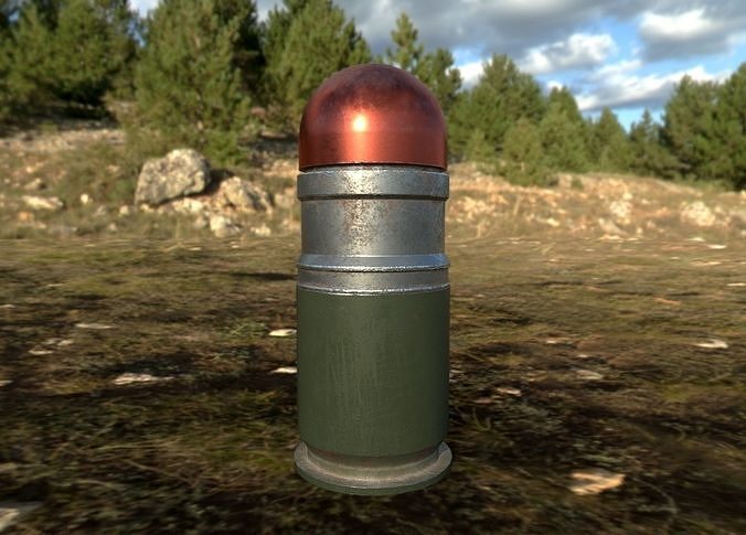 Free 40mm grenade - M433 free VR / AR / low-poly 3D model | CGTrader