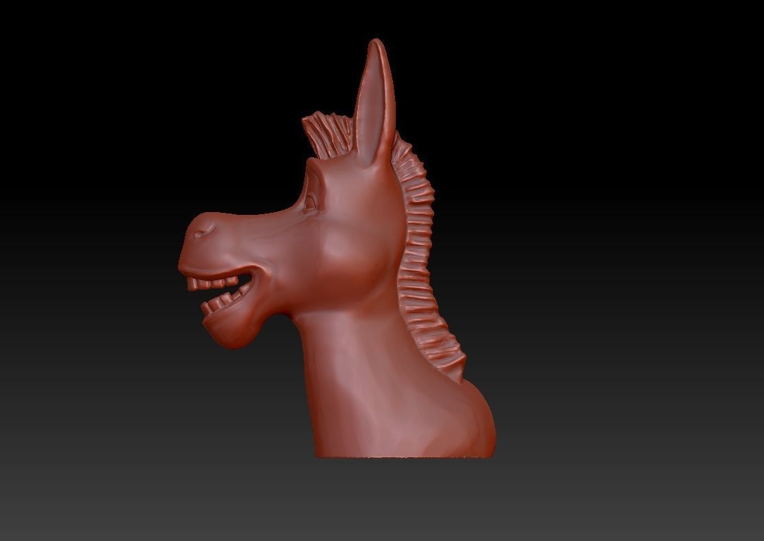Donkey 3D model 3D printable | CGTrader