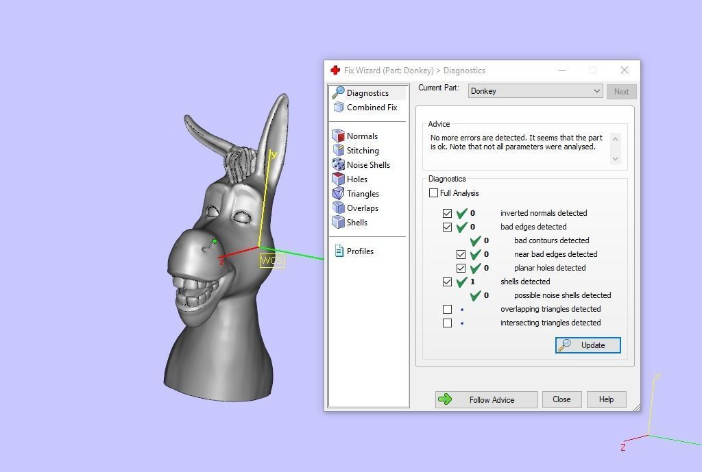 Donkey 3D model 3D printable | CGTrader