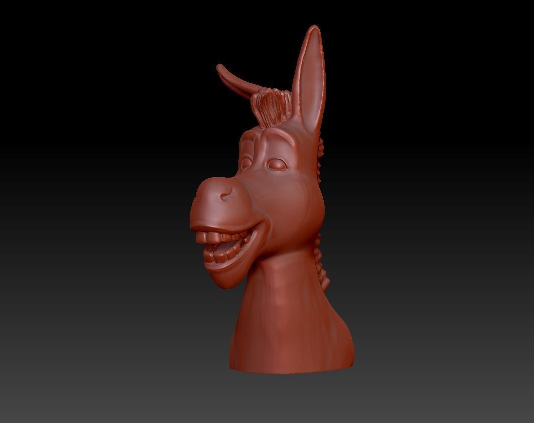 Donkey 3D model 3D printable | CGTrader