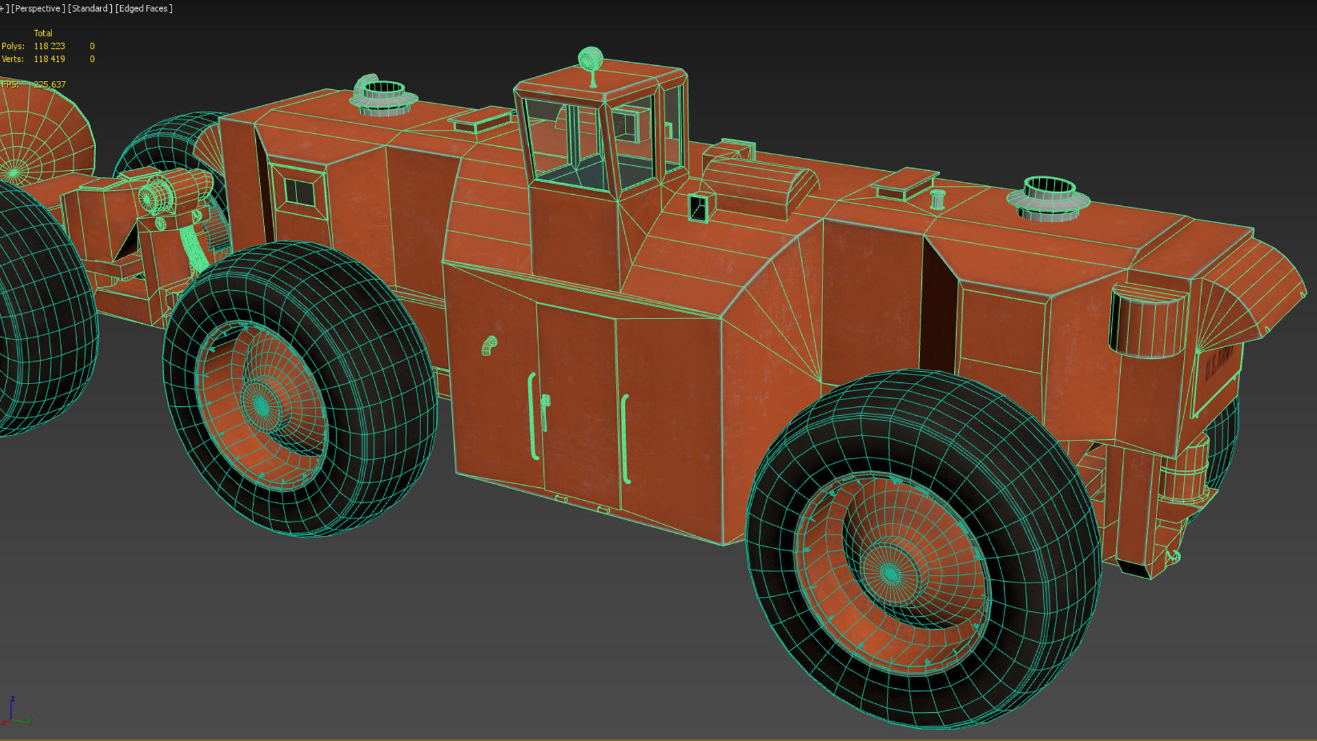 LeTourneau TC-479 mark 2 overland train 3D model | CGTrader