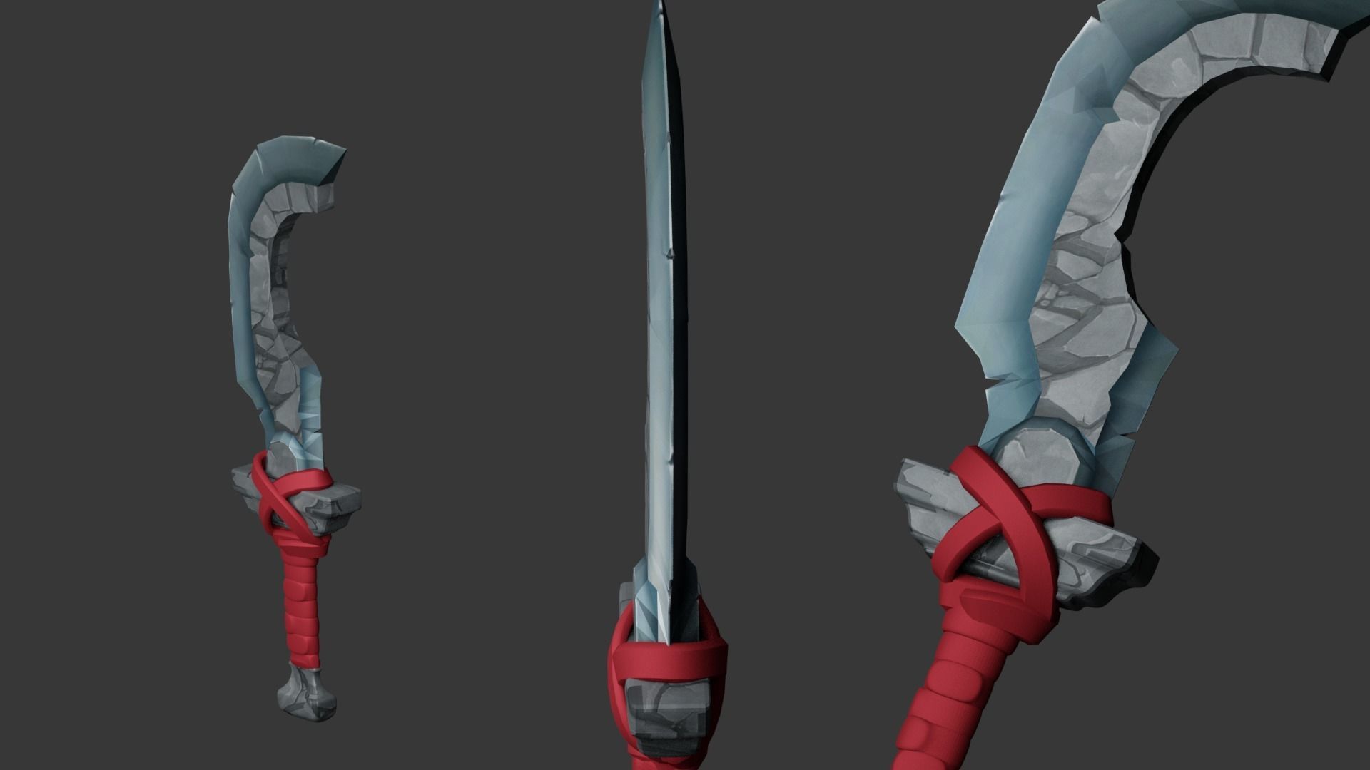 3D model Low-poly Fantasy Sword VR / AR / low-poly | CGTrader