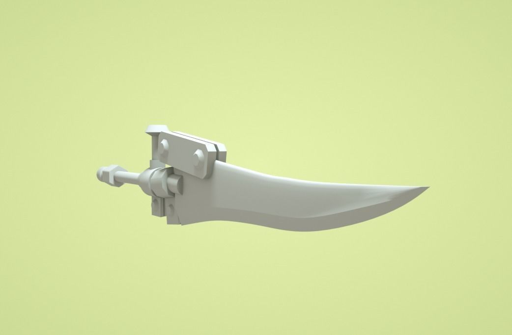 3D model Machine Sword VR / AR / low-poly | CGTrader