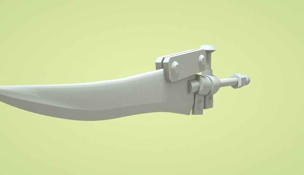 3D model Machine Sword VR / AR / low-poly | CGTrader