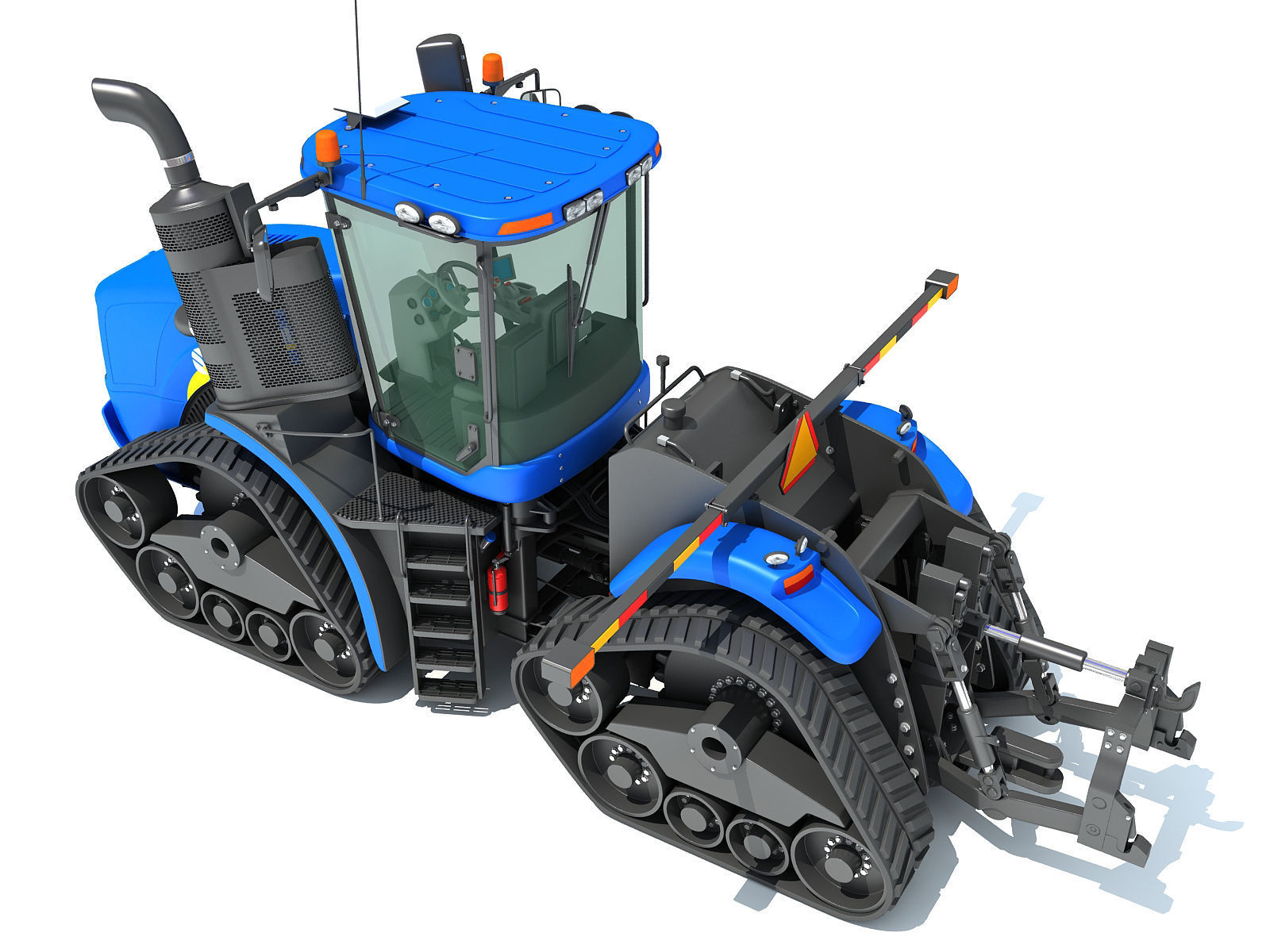 Track Tractor New Holland 3D model | CGTrader