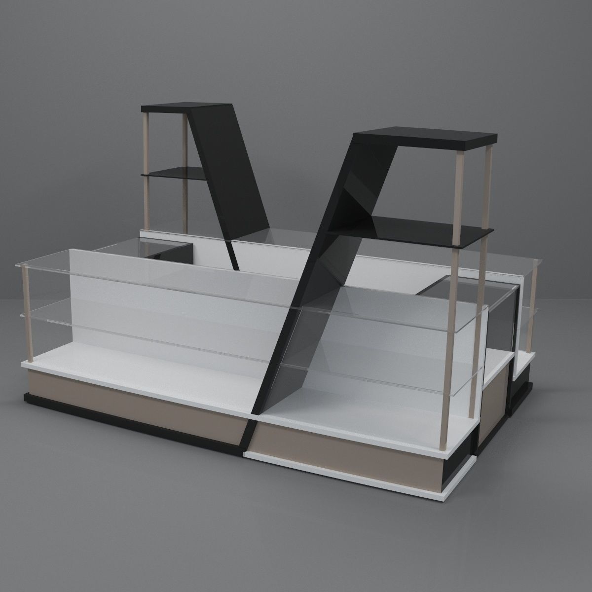 3D model Sale Stand VR / AR / low-poly | CGTrader