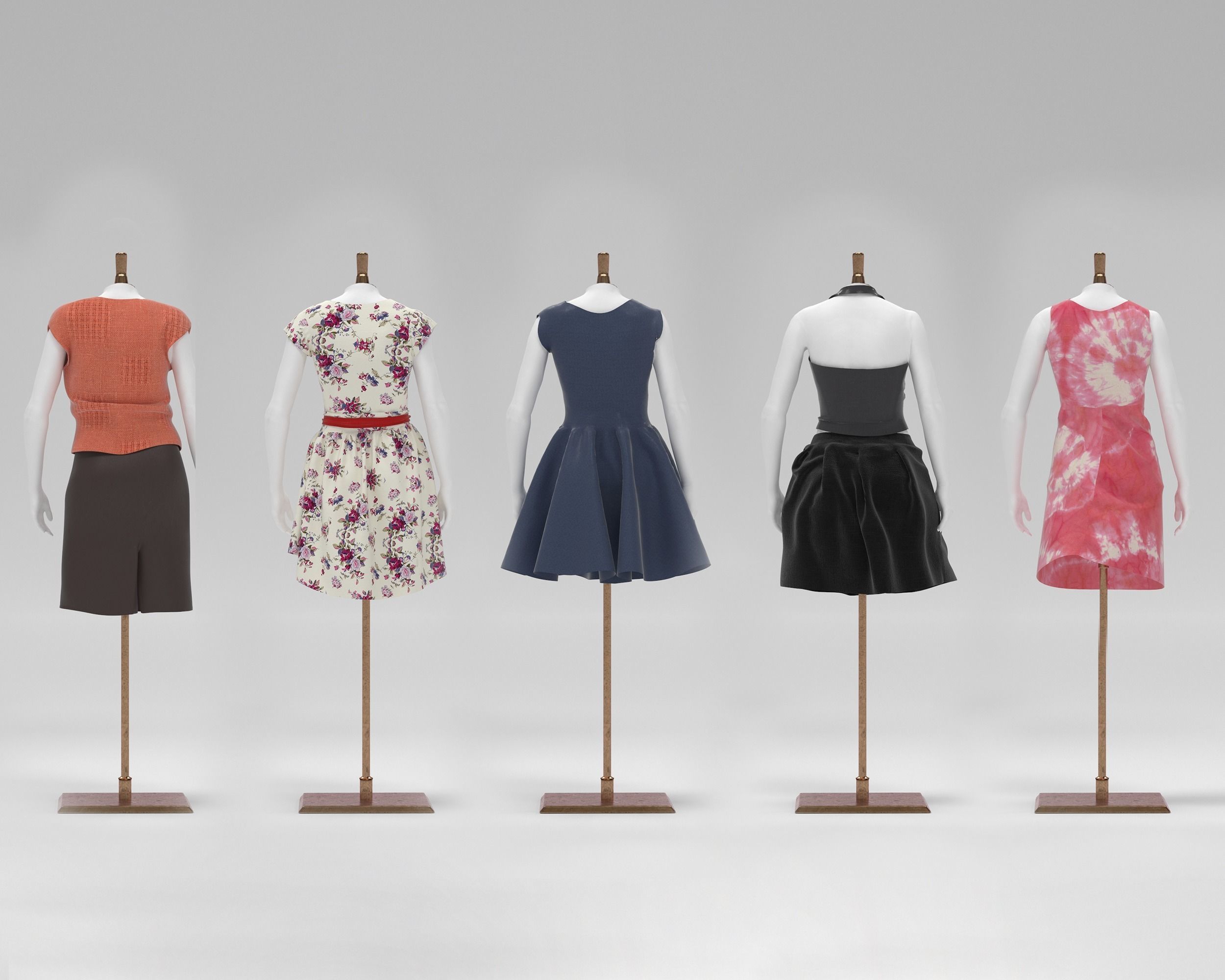 3D model Women Mannequin Pack VR / AR / low-poly | CGTrader