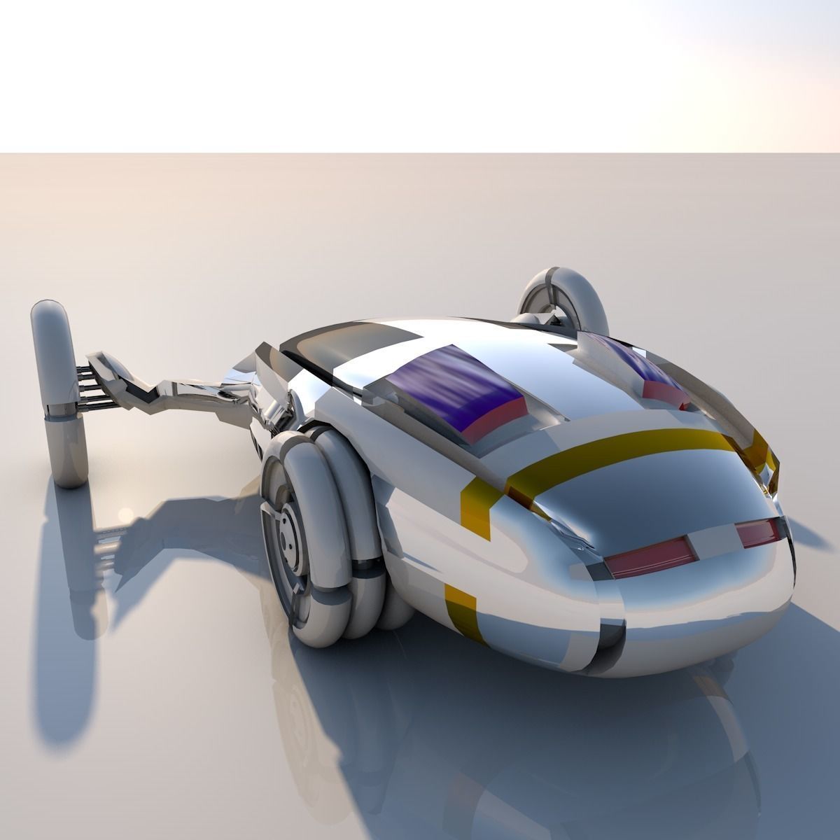 Sci fi Car free 3D model | CGTrader