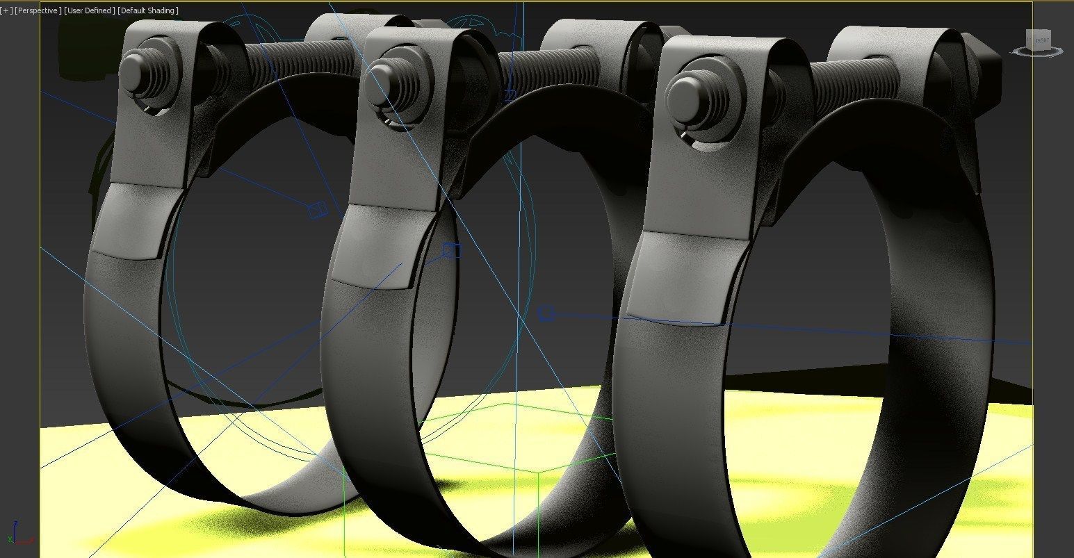 Hose clamp 3D model | CGTrader