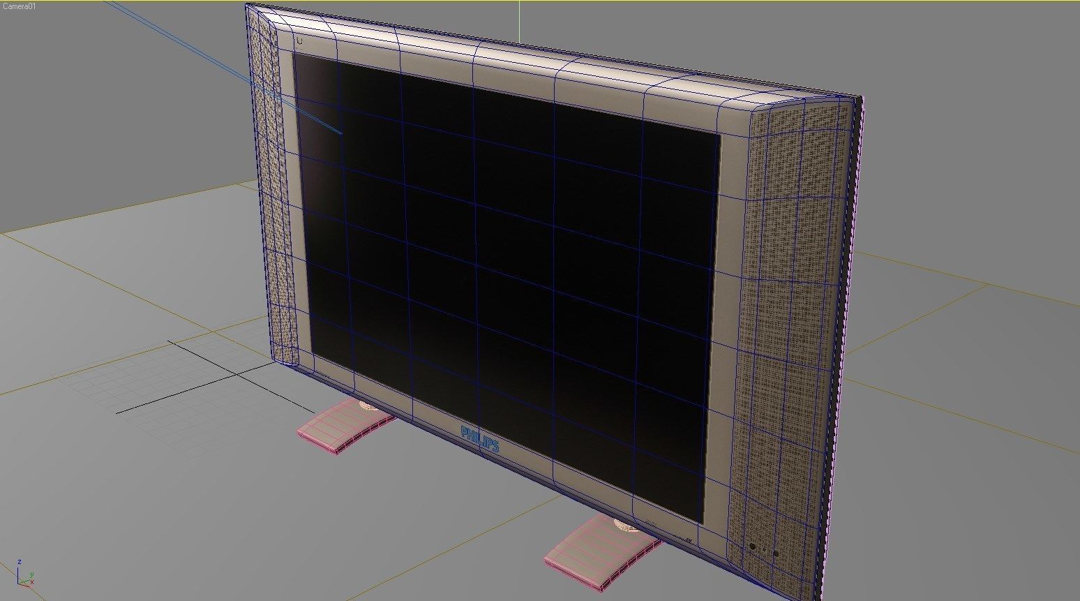 Philips Televison 3D model | CGTrader