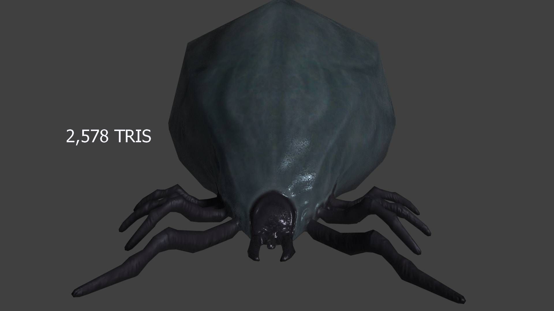 3D model well fed tick VR / AR / low-poly rigged | CGTrader