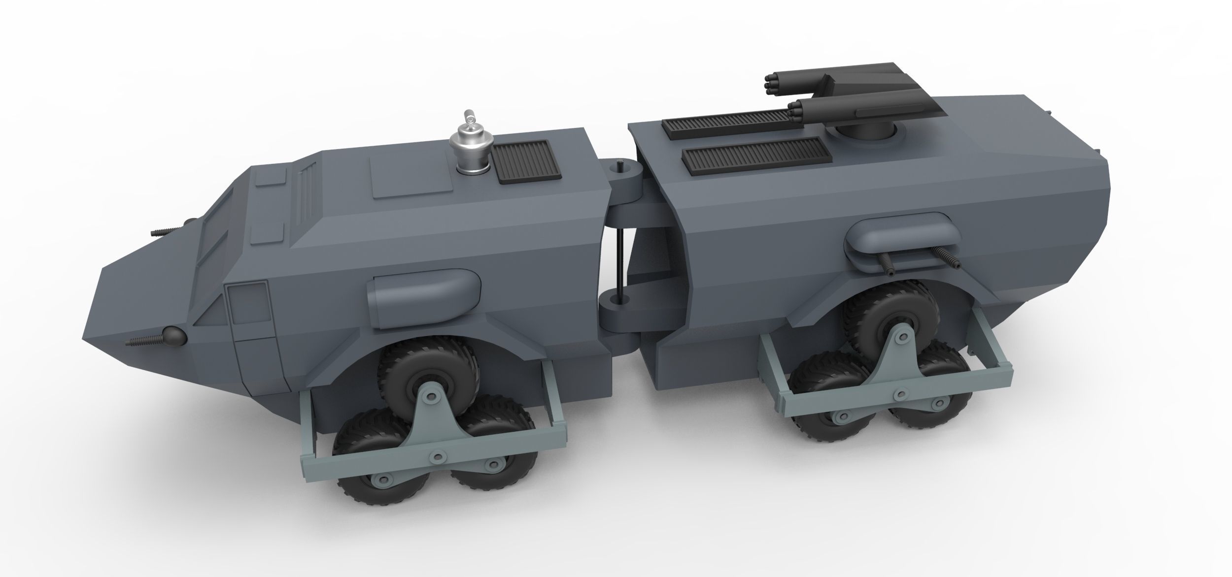 Diecast model Landmaster from Damnation Alley Scale 1 to 38 3D model 3D ...