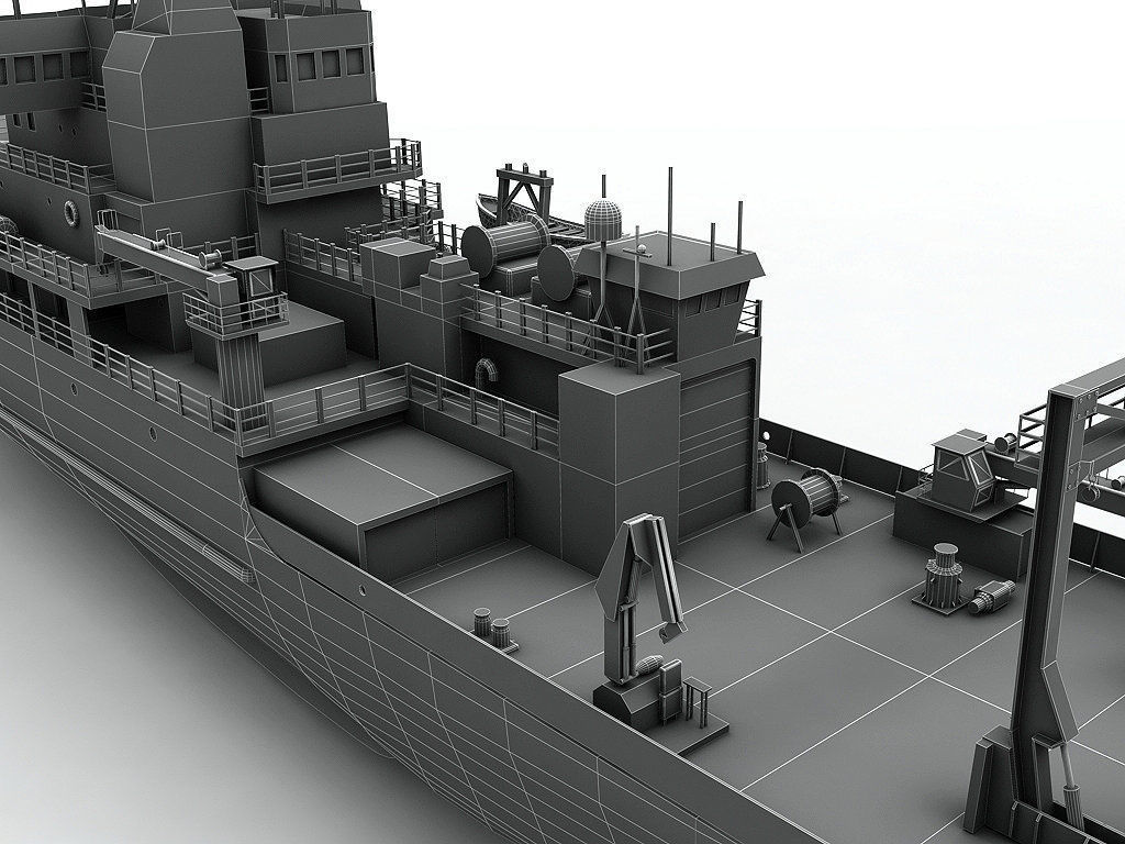 NOAA Ocean Atmosphere Research Vessel Boat Ship 3D model | CGTrader