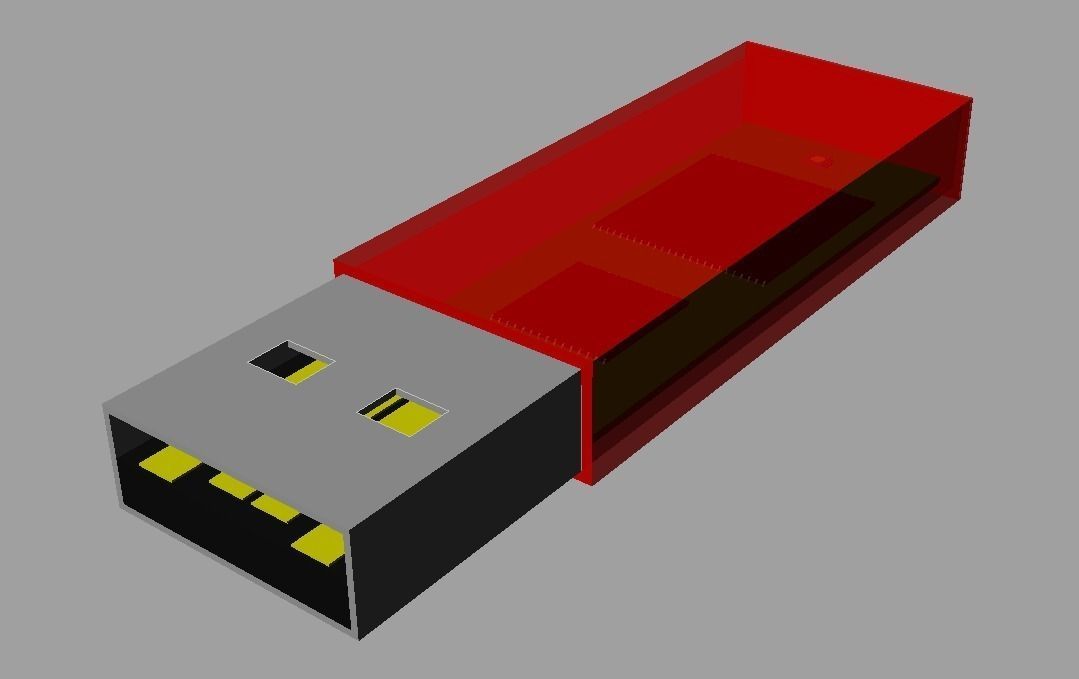 Realistic Usb Pendrive 3D model | CGTrader