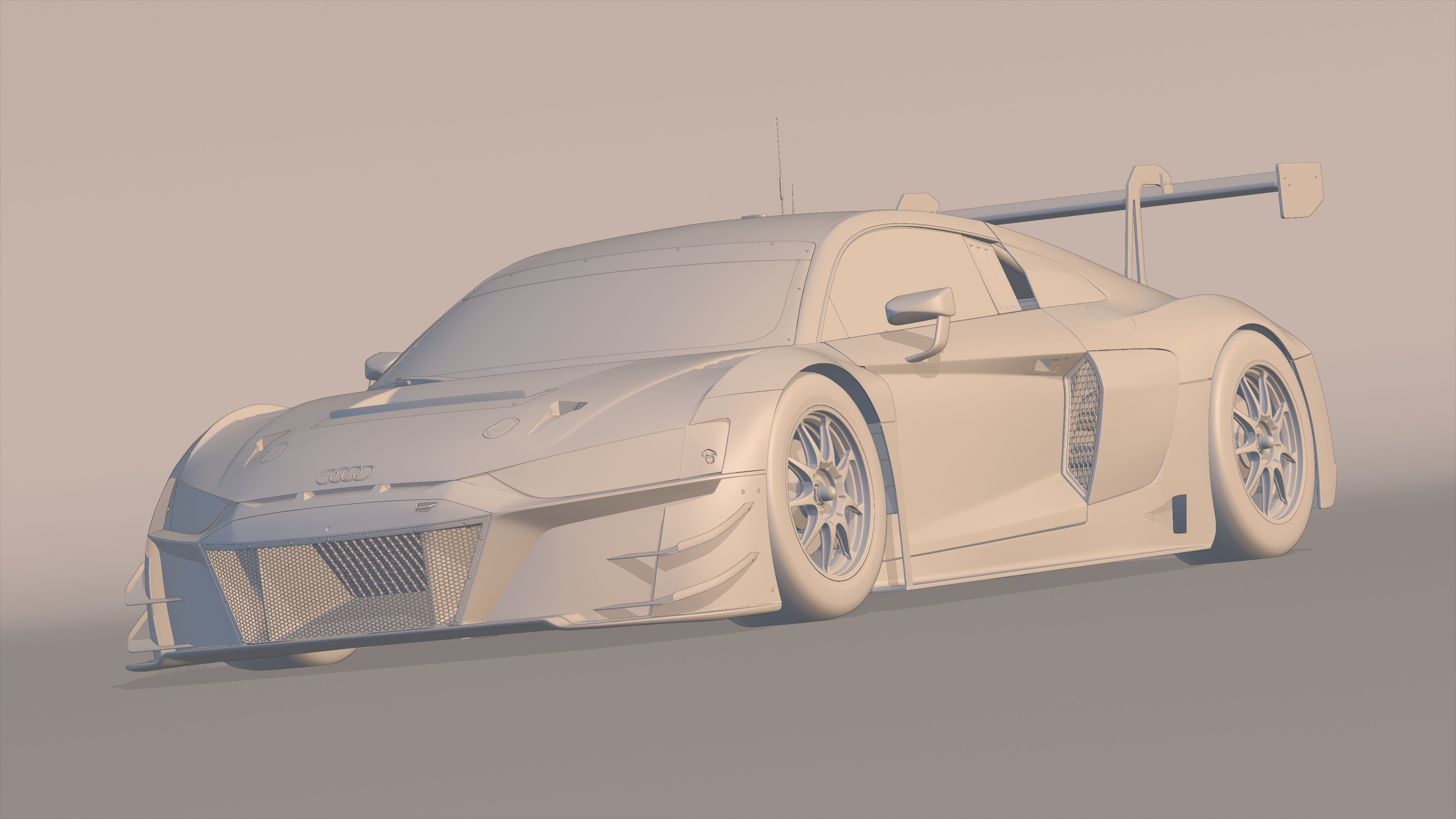Audi R8 LMS 2019 EVO GT3 3D model | CGTrader