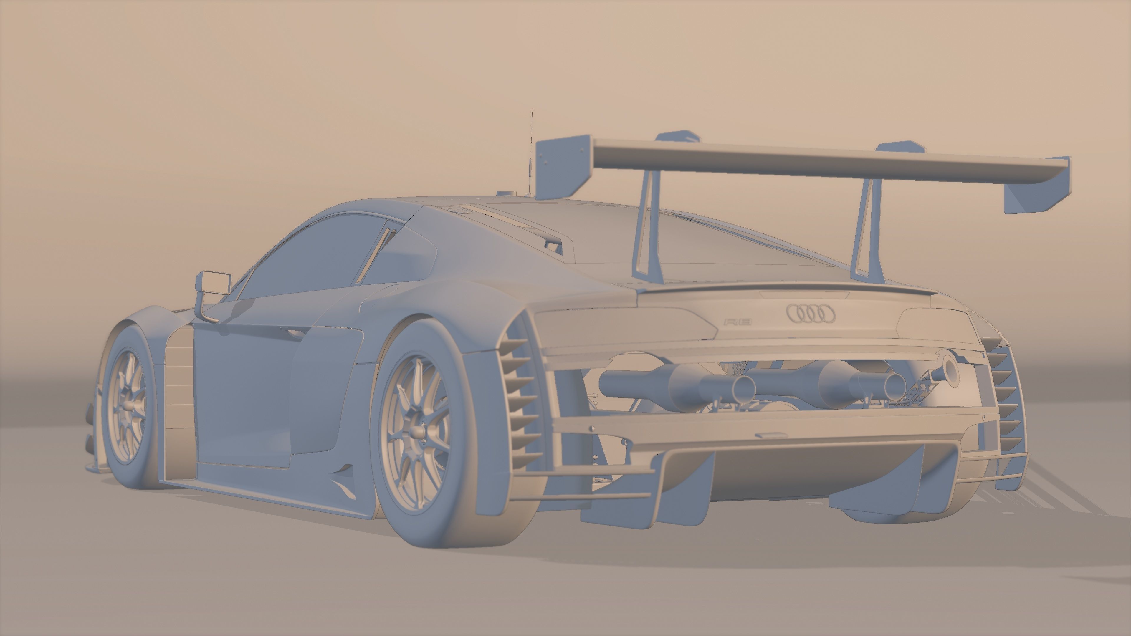 Audi R8 LMS 2019 EVO GT3 3D model | CGTrader