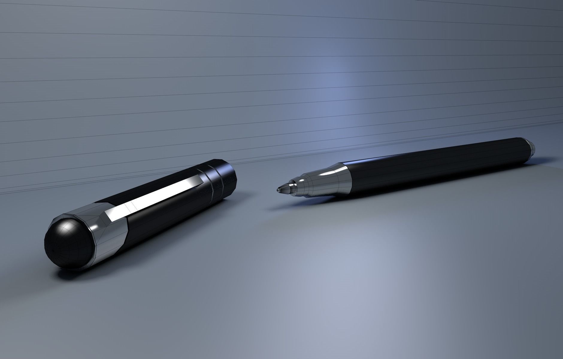 pen cap 3D | CGTrader