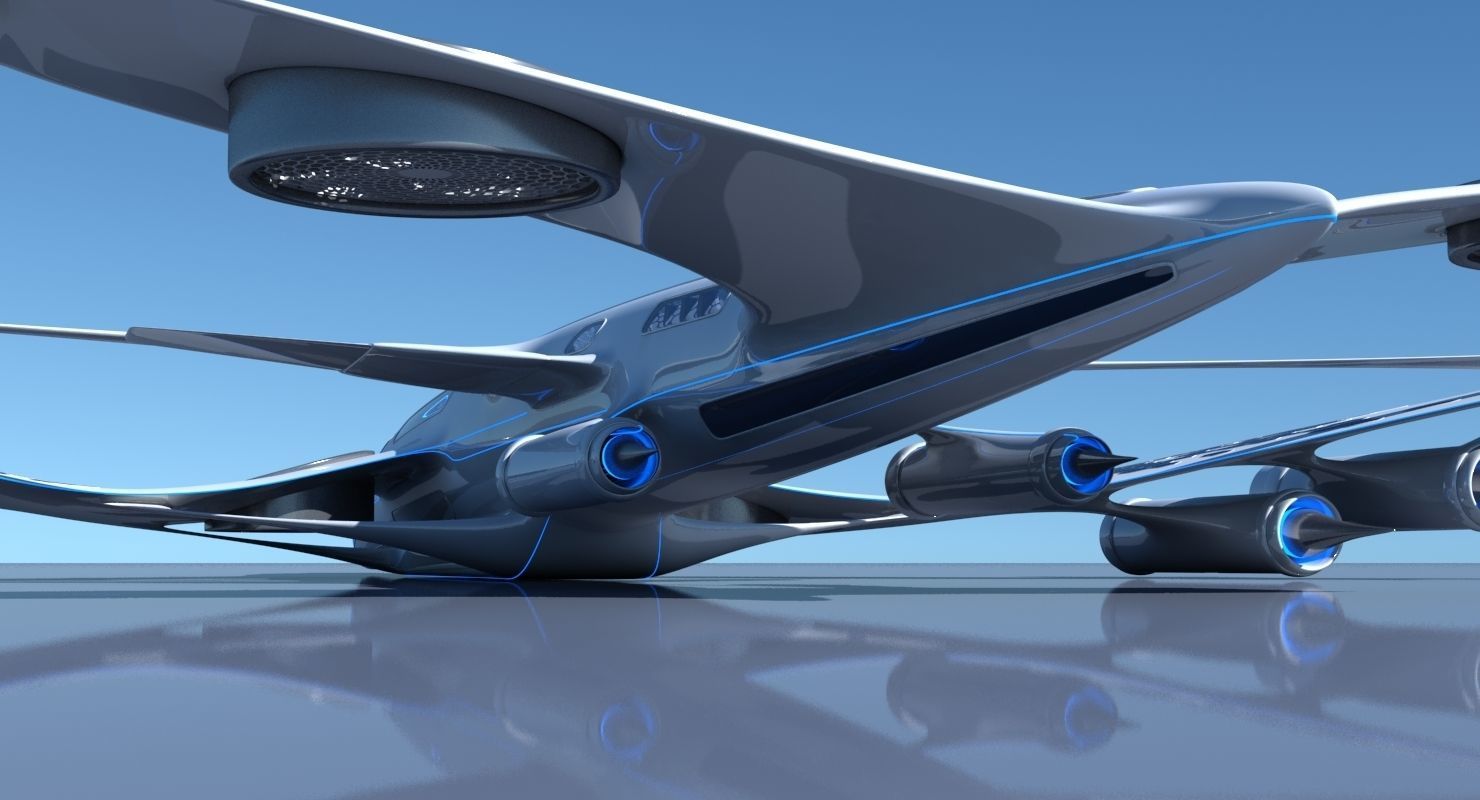 Future Airliner 3D 3D model | CGTrader
