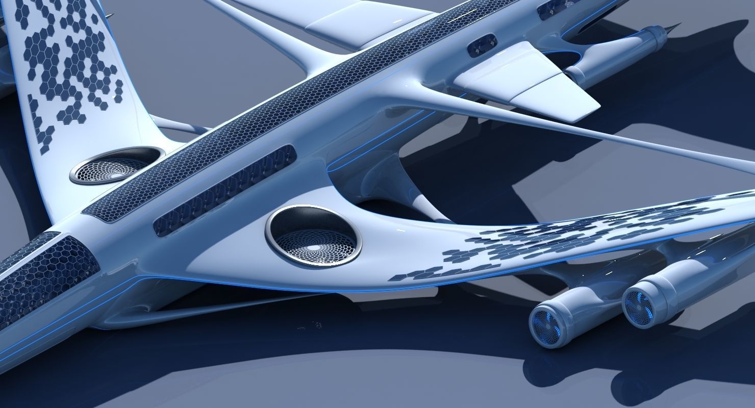 Future Airliner 3D 3D model | CGTrader