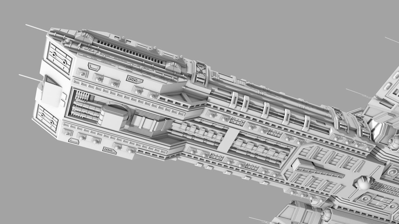 Spaceship Australis 3D model | CGTrader