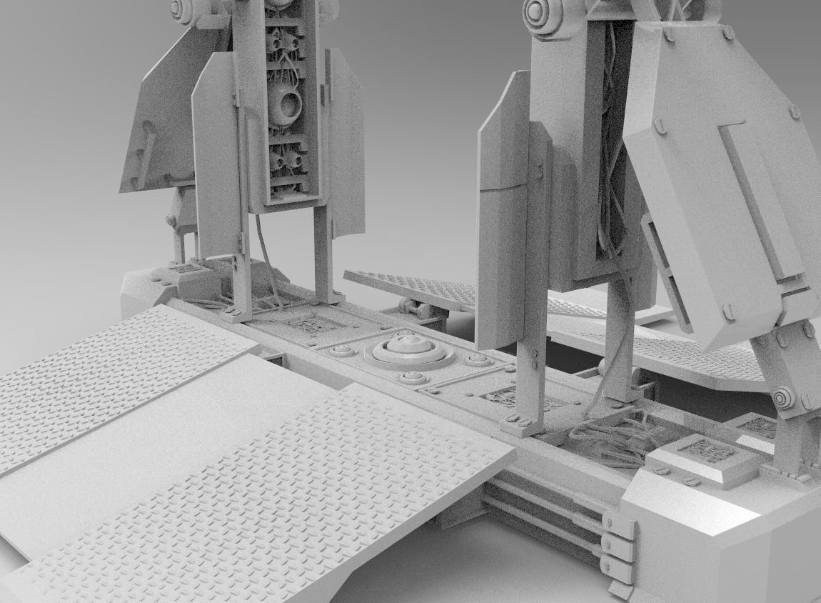 sci fi - Phase gate 3D model | CGTrader