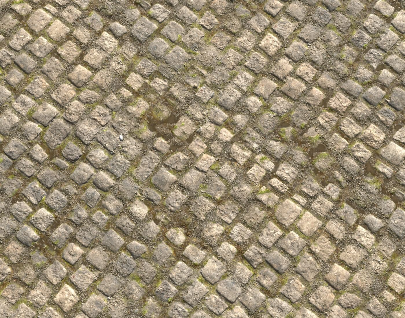 Cobblestone Road 11 PBR Texture | CGTrader