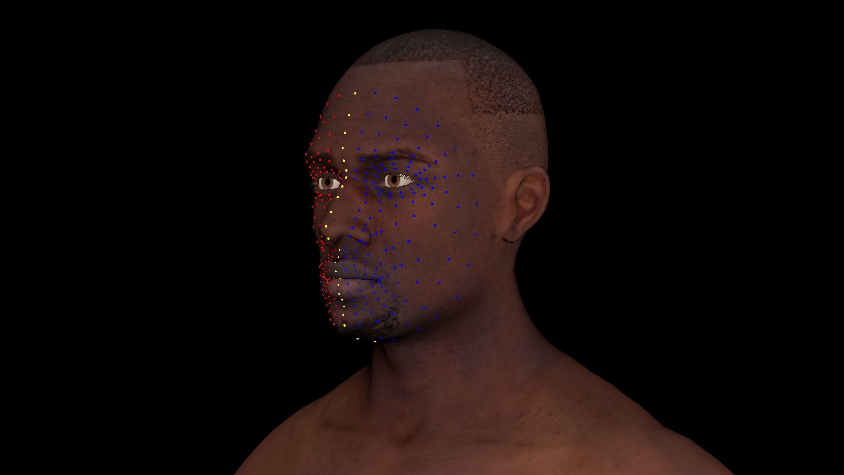 3D model Cinematic Male 002 - Advanced Body Rig - Face Rig - GUI VR ...
