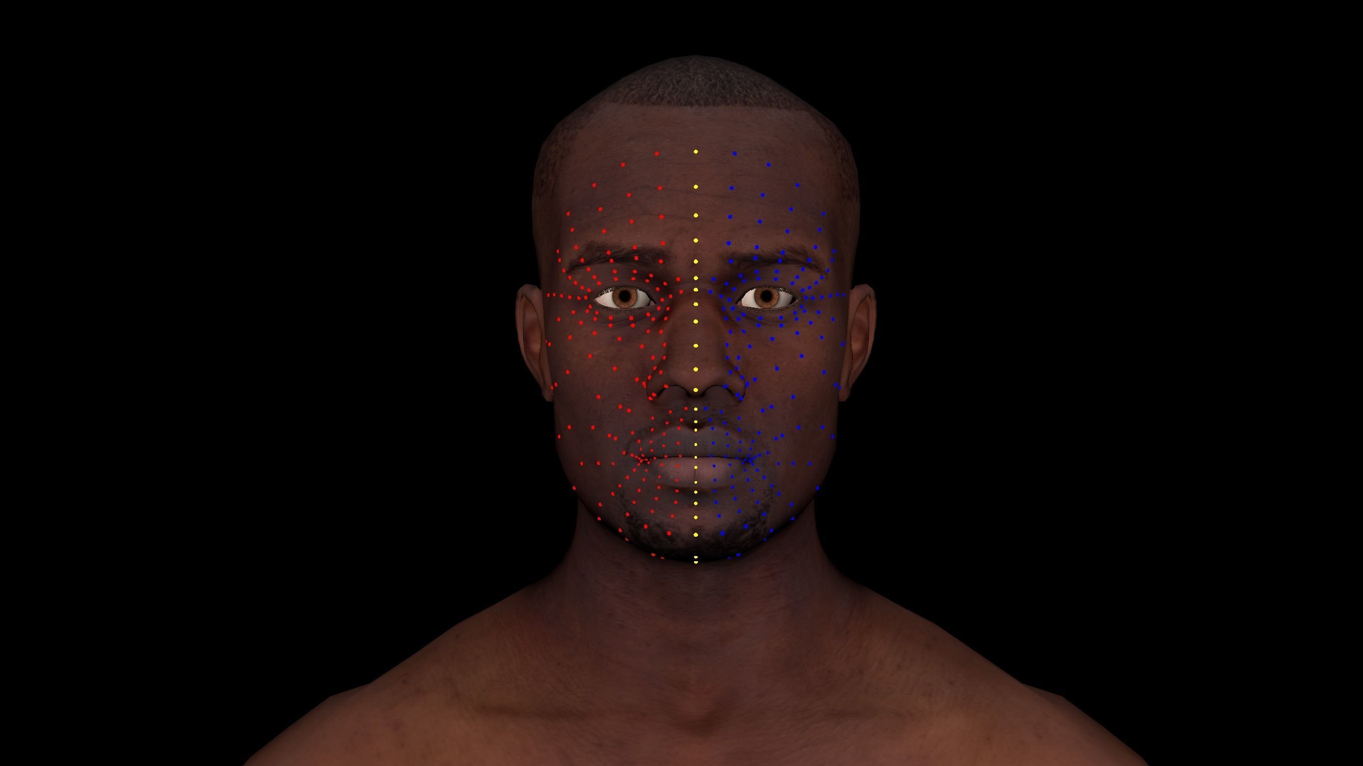3D model Cinematic Male 002 - Advanced Body Rig - Face Rig - GUI VR ...