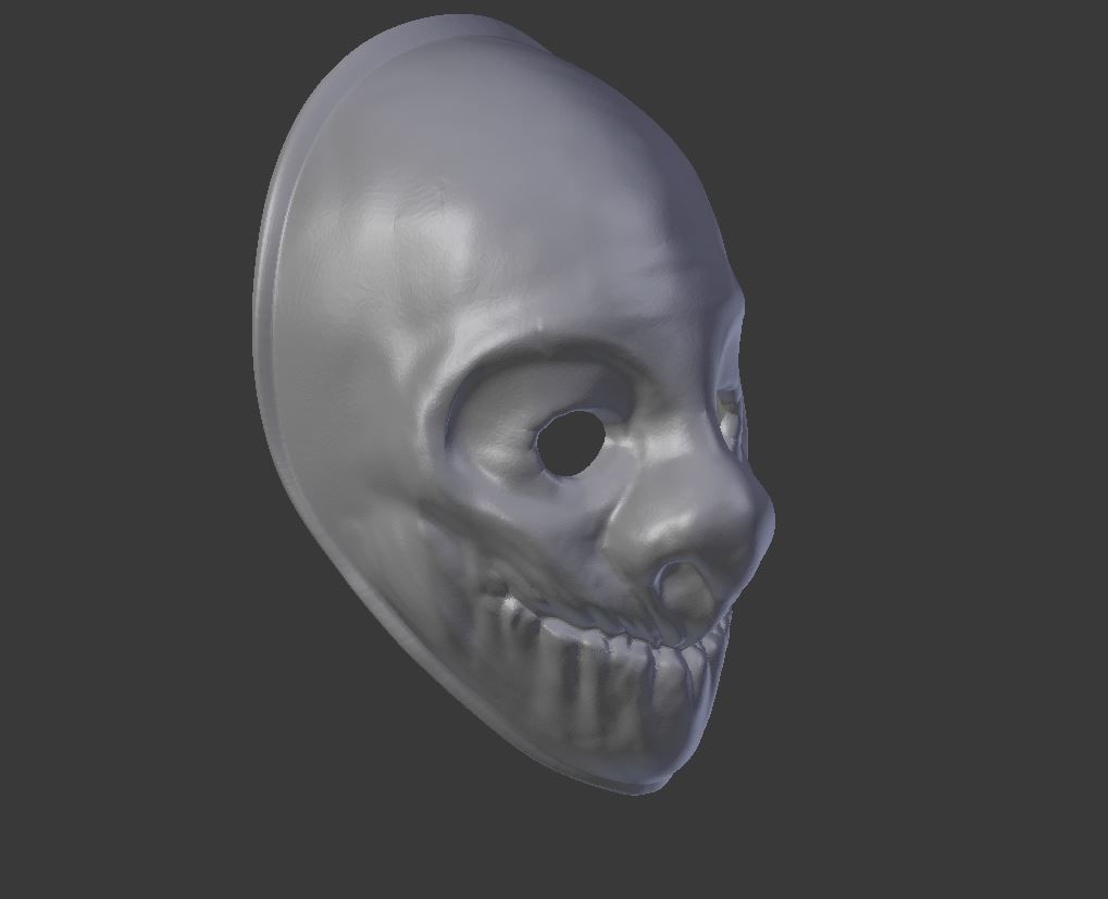 Wolf mask for face from PayDay 2 3D model 3D printable | CGTrader