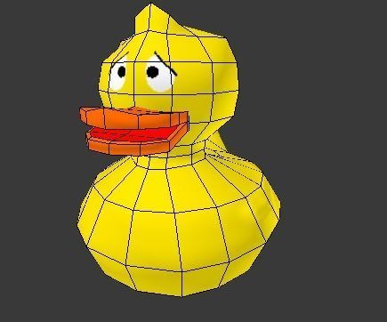 Low Poly Stylized Rubber Duck free VR / AR / low-poly 3D model | CGTrader