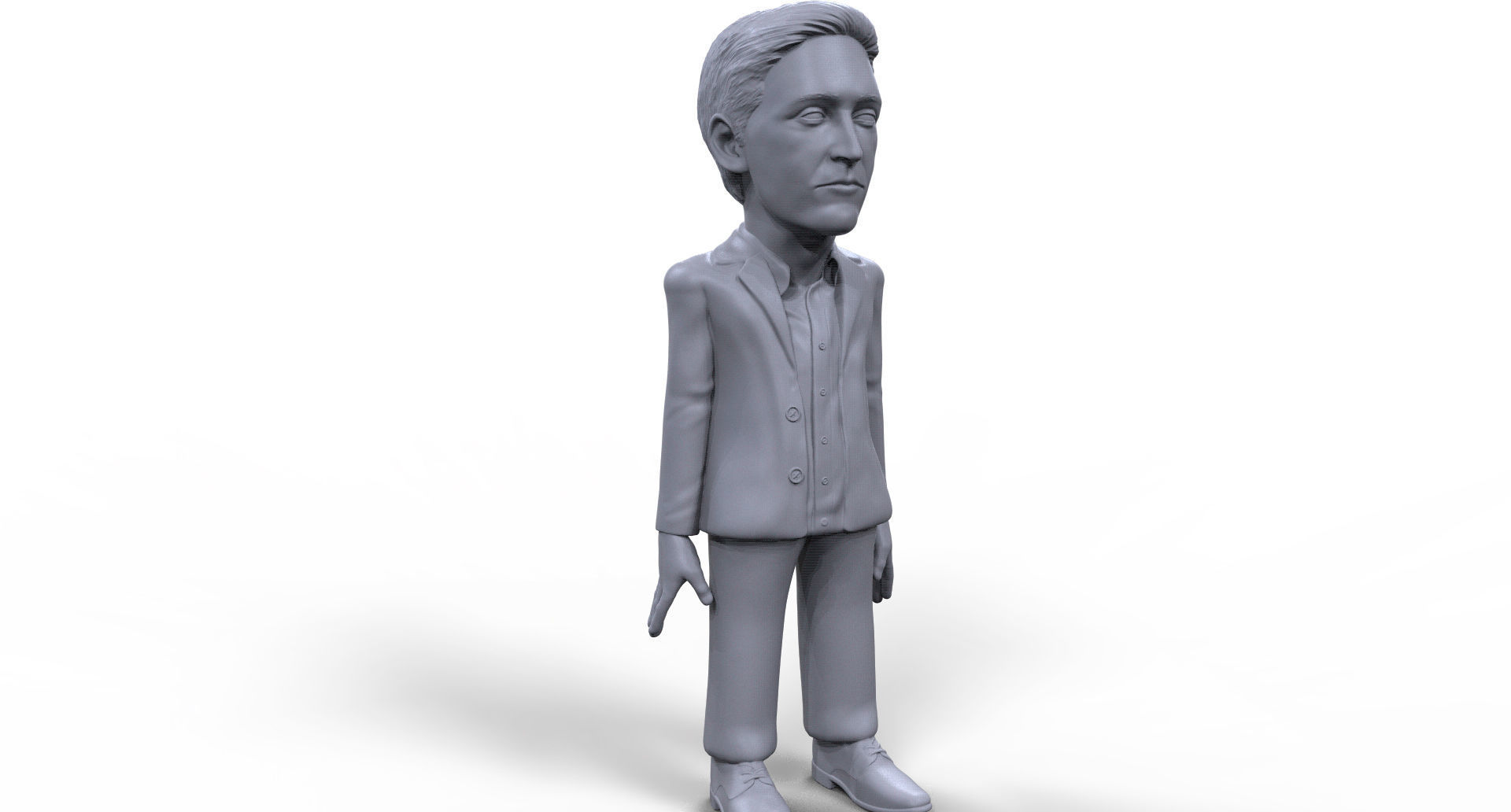 Edward Snowden stylized high quality 3D printable miniature 3D model 3D ...