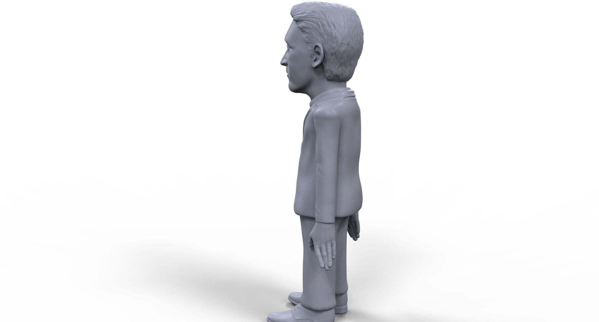 Edward Snowden stylized high quality 3D printable miniature 3D model 3D ...