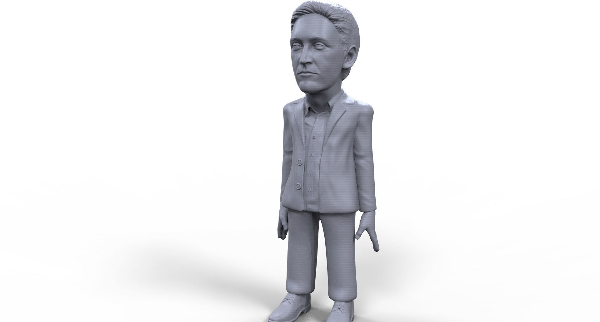 Edward Snowden stylized high quality 3D printable miniature 3D model 3D ...