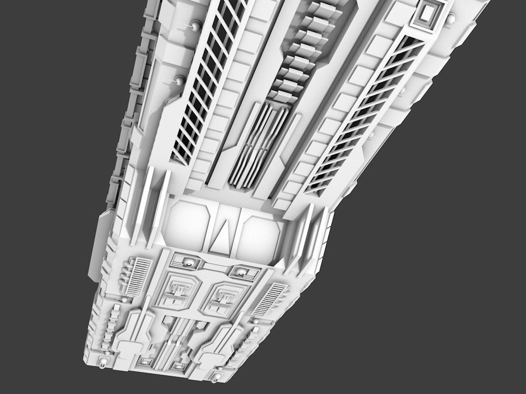 Starship Endevour 3D model | CGTrader