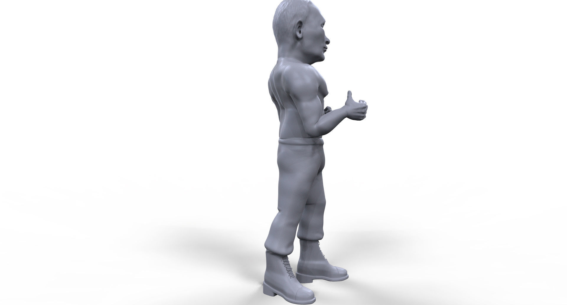 Vladimir Putin stylized high quality 3D printable miniature 3D model 3D ...