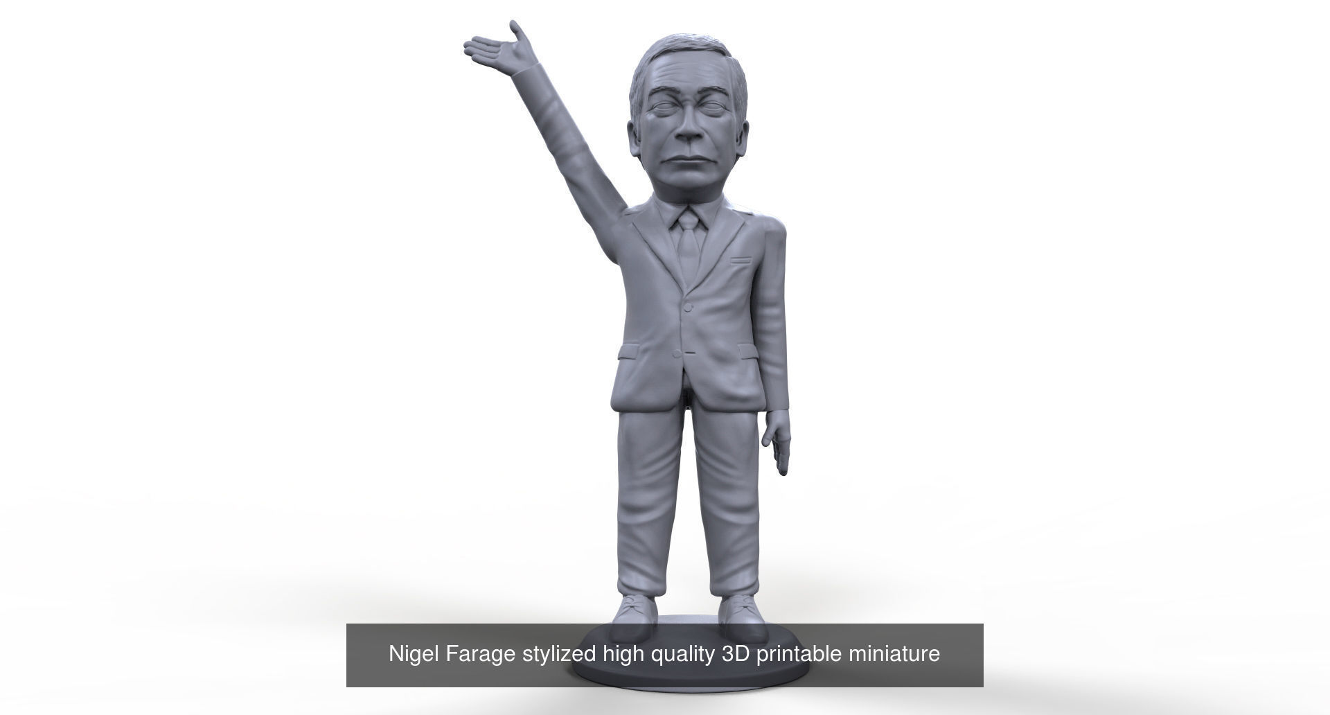 Political stylized high quality 36 3D printable miniatures 3D Model ...