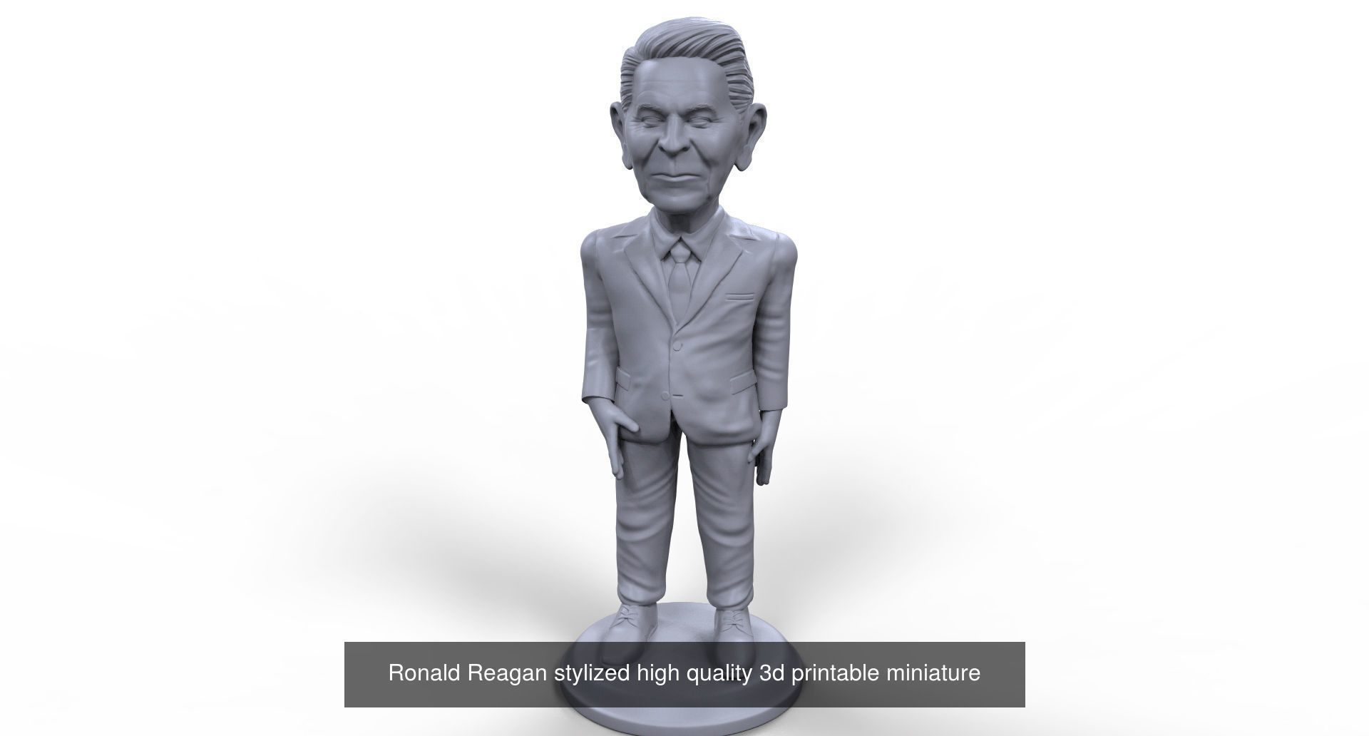Political stylized high quality 36 3D printable miniatures 3D Model ...