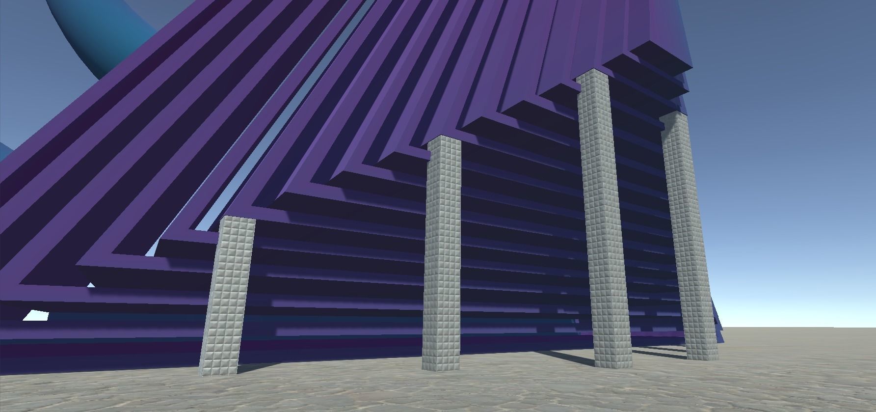 Triangle Portal Struct 3D model | CGTrader