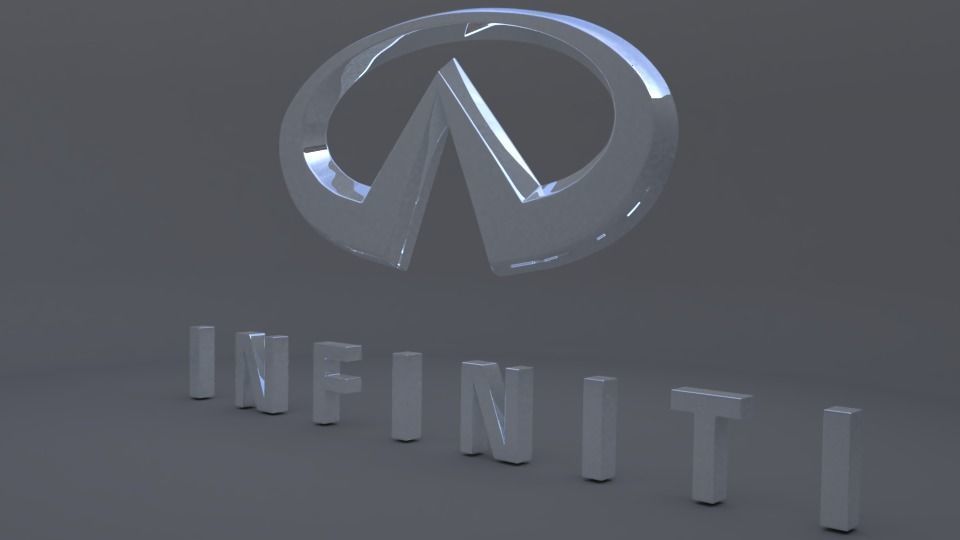 infiniti logo 3D model | CGTrader