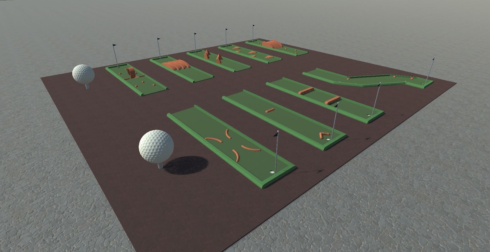 Mini Golf Course 3D model | CGTrader