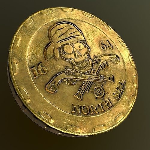 low poly coins 3 kinds free VR / AR / low-poly 3D model | CGTrader
