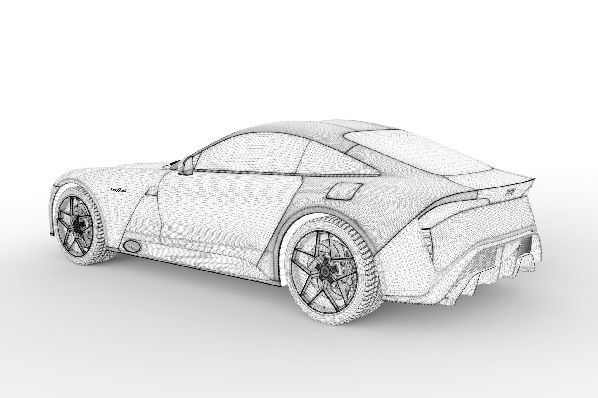 TVR Griffith 2020 3D model | CGTrader