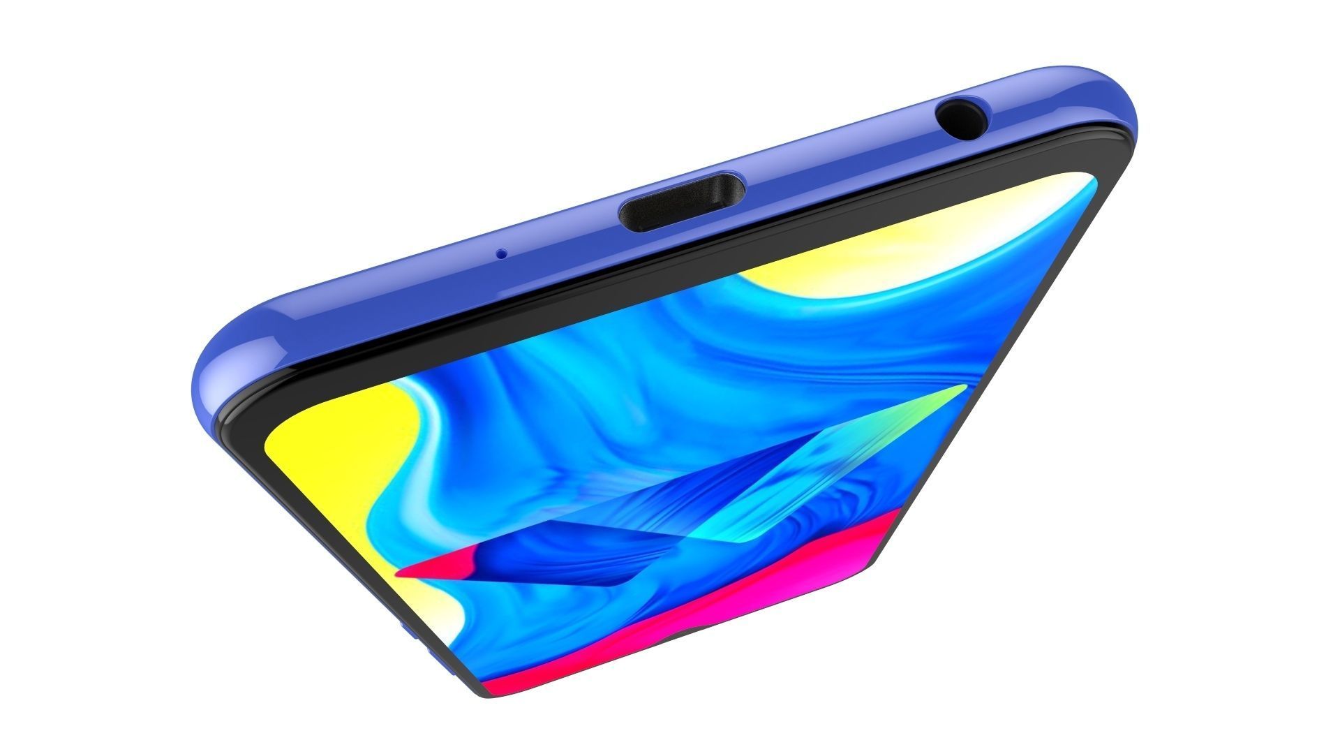 Samsung Galaxy M10 Blue 3D model | CGTrader