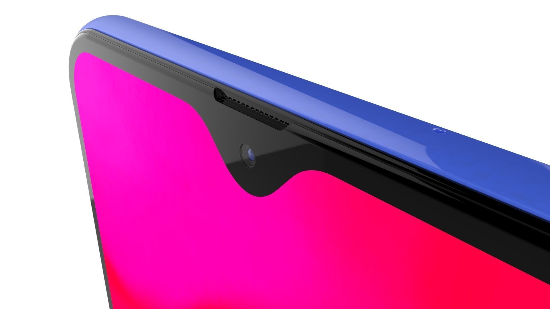 Samsung Galaxy M10 Blue 3D model | CGTrader