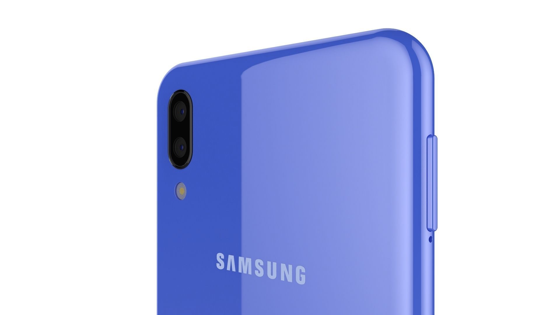 Samsung Galaxy M10 Blue 3D model | CGTrader
