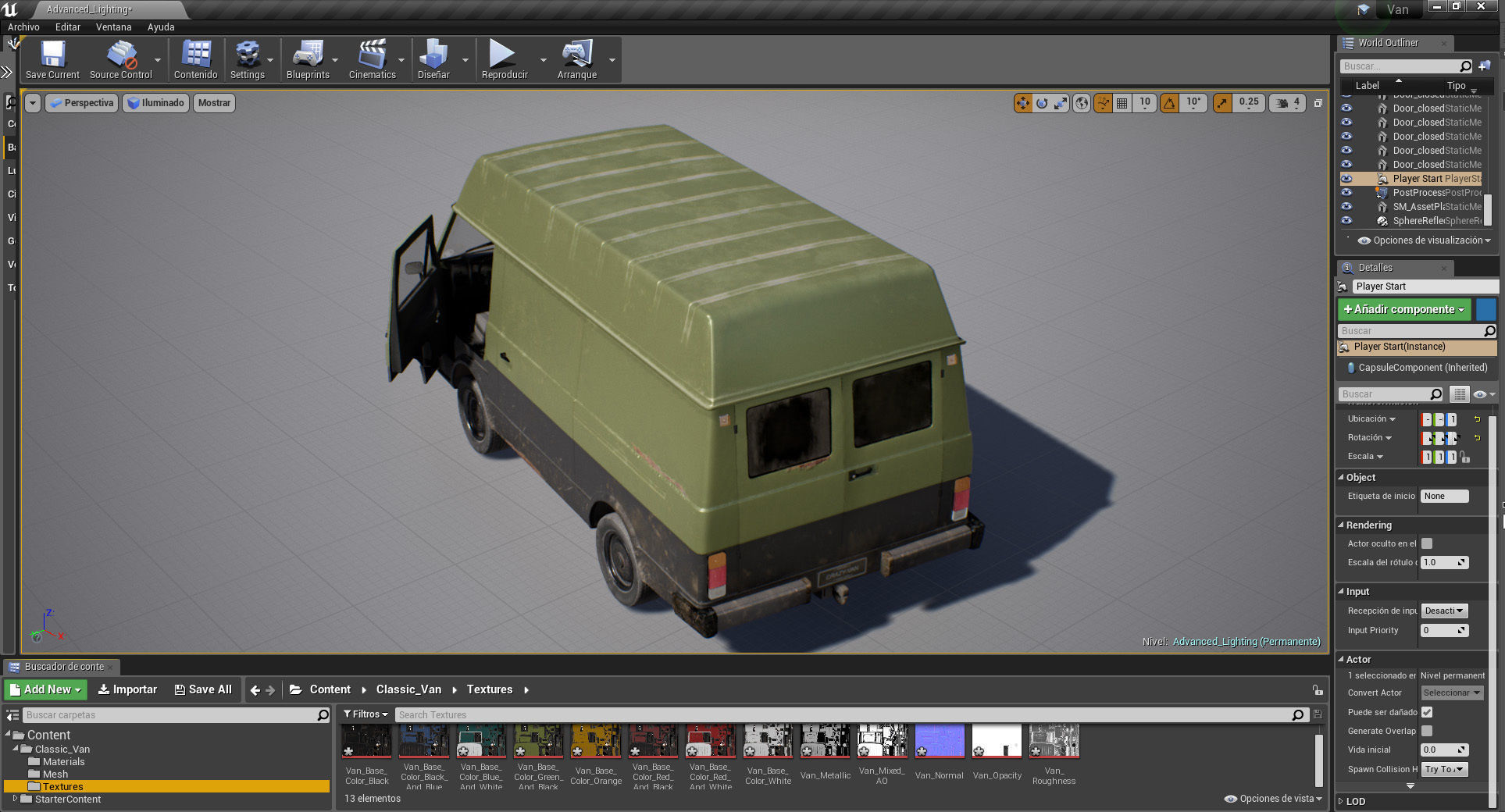 3D model Van vehicle Pack for UE4 VR / AR / low-poly rigged | CGTrader