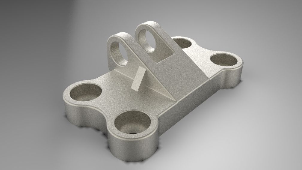 GE jet engine bracket free 3D model | CGTrader