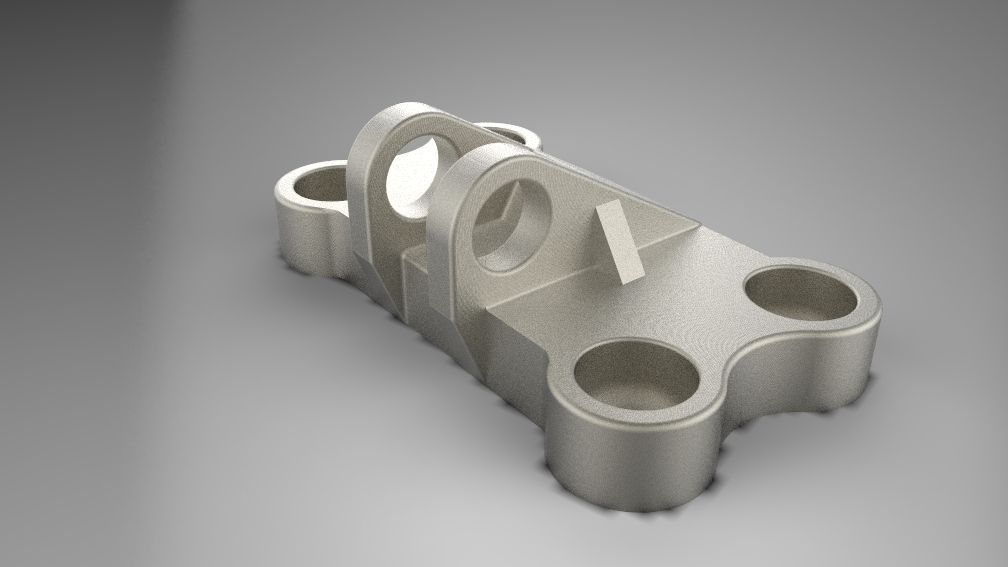 GE jet engine bracket free 3D model | CGTrader